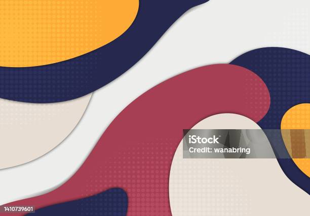 Abstrak Warnawarni Doodle Template Desain Karya Seni Gaya Modern Latar
