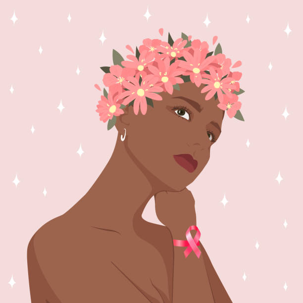 760 Black Woman Cancer Stock Illustrations Royalty Free Vector