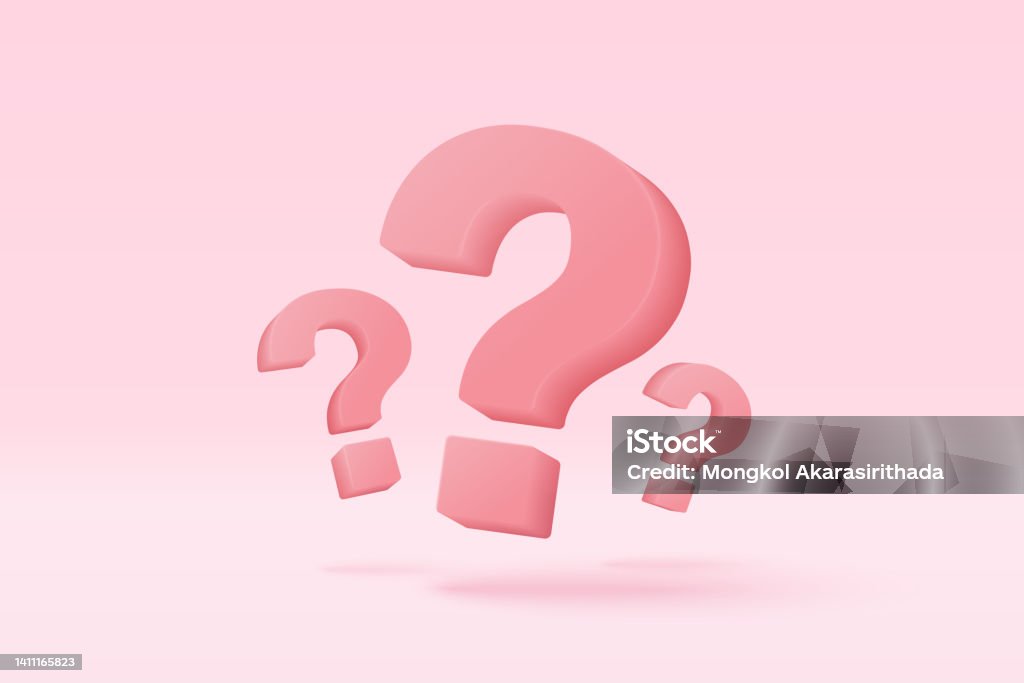 Icône De Point Dinterrogation 3d Signez Ou Demandez Faq Et Qa Répondre