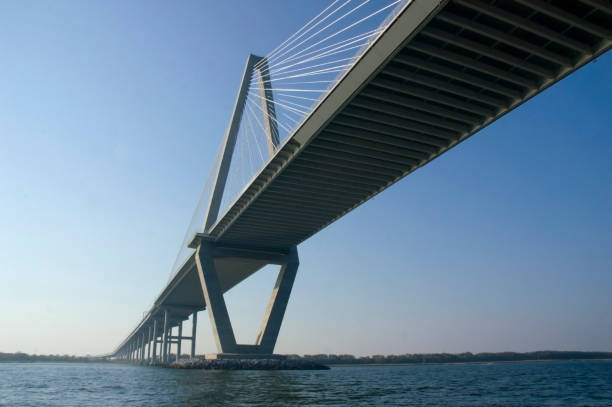 Free Stock Photo of Tall Bridge Spanning Over Body of Water | Download ...