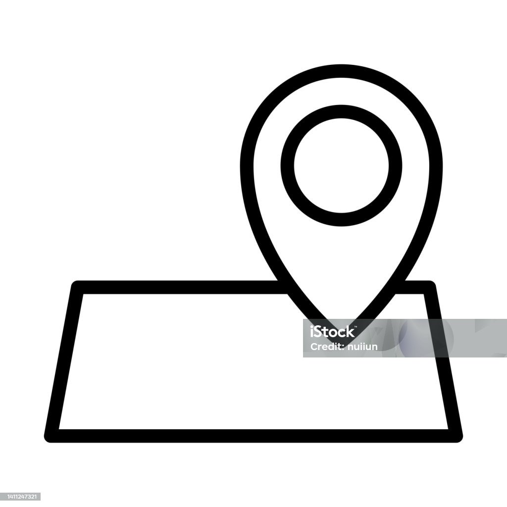 Location Outline Icon Stock Illustration - Download Image Now ... Location Outline Icon Stock Illustration - Download Image Now ...