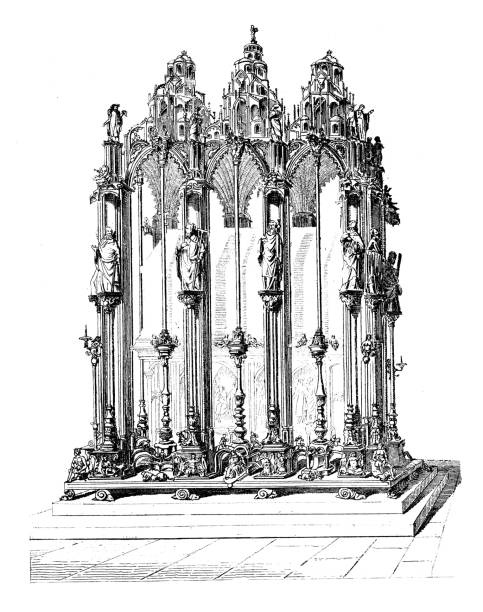 10 église Saint Sébald Illustrations Graphiques Vectoriels Libre De