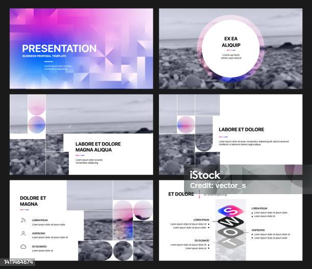 Templat Tata Letak Presentasi Dan Slide Gunakan Dalam Presentasi Flyer