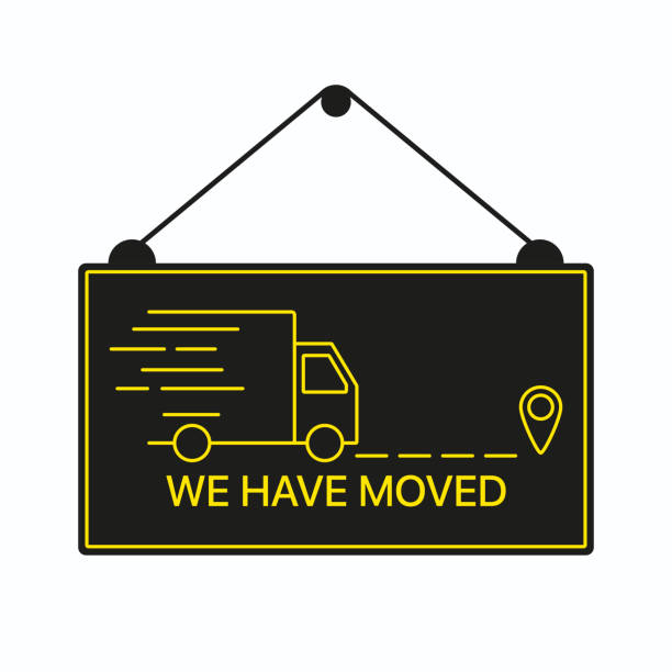 20 Weve Moved Card Stock Illustrations Royalty Free Vector Graphics