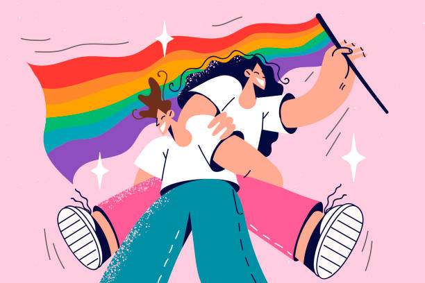 7900 Grafiken Lizenzfreie Vektorgrafiken Und Clipart Zu Lesbian Flag