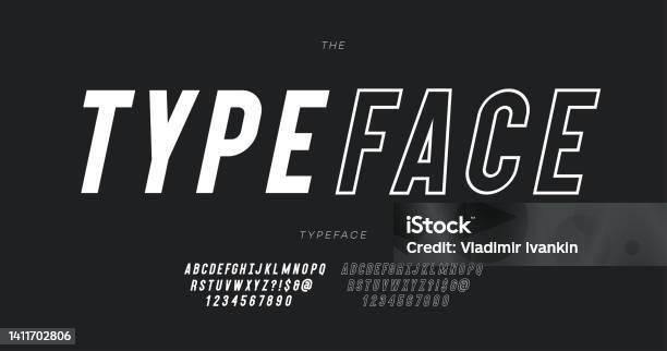 Font Vektor Mengatur Garis Tebal Tipografi Gaya Miring Ilustrasi Stok ... Font Vektor Mengatur Garis Tebal Tipografi Gaya Miring Ilustrasi Stok ...