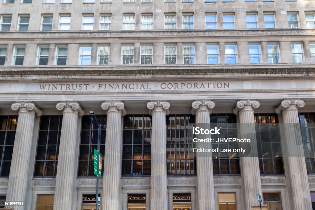 Wintrust Grand Banking Hall In Chicago Illinois Usa Stock Photo ... Wintrust Grand Banking Hall In Chicago Illinois Usa Stock Photo ...