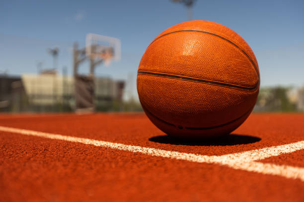 Free Stock Photo of Basketball on an outdoor court close-up | Download ...