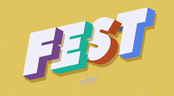 Font Fest Vektor Gaya Tebal Miring Ilustrasi Stok - Unduh Gambar ... Font Fest Vektor Gaya Tebal Miring Ilustrasi Stok - Unduh Gambar ...