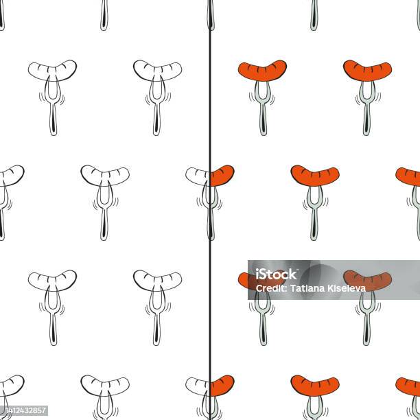 Oktoberfest 2022 Lễ Hội Bia Các Yếu Tố Doodle Vẽ Tay Mô Hình Liền Mạch