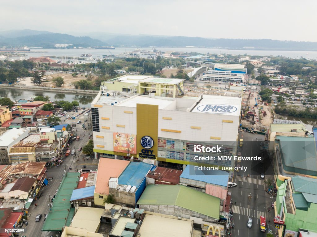 Olongapo Zambales Philippines Aerial Of Sm City Olongapo And The