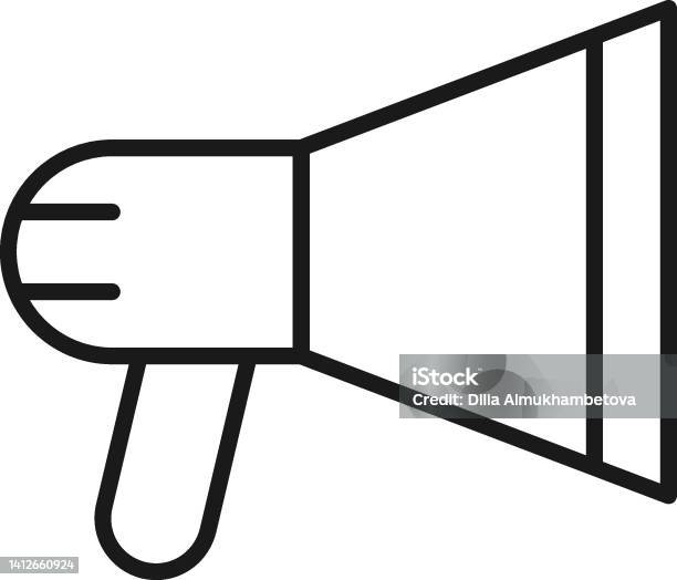 Concept De Médias Sociaux Symbole Vectoriel Dessiné Avec Une Ligne