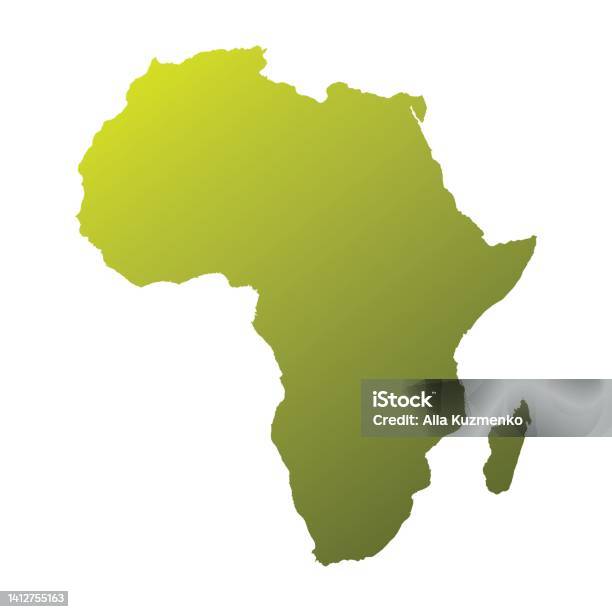 Carte De Lafrique Silhouette De Signe Carte Du Monde Globe Illustration
