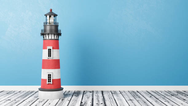 Free picture: Tall lighthouse in a room