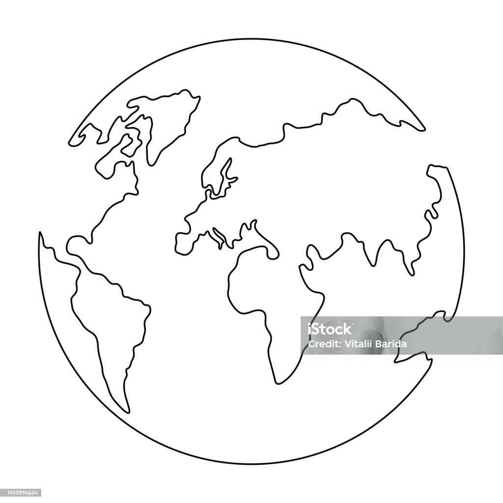 Earth Continuous One Line Art Stock Illustration - Download Image Now ... Earth Continuous One Line Art Stock Illustration - Download Image Now ...