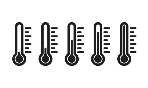 Weather Thermometer Clip Art Black And White