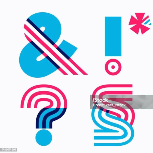 Point Dinterrogation Point Dexclamation Jeu De Logo Desperluette Fait