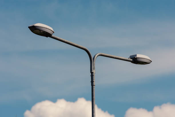 Free Stock Photo of Two Street Lights Standing Together | Download Free ...