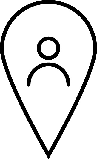 Symbole Vectoriel Dessiné Avec Une Ligne Mince Noire Enseigne