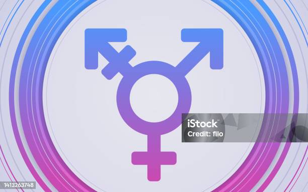 Latar Belakang Simbol Transgender Ilustrasi Stok Unduh Gambar