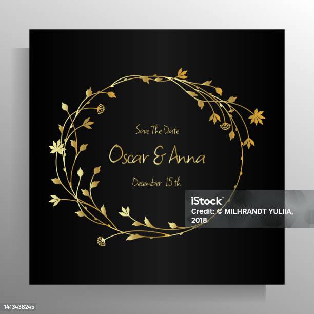 Conception Dinvitation De Mariage Vintage Vecteurs Libres De Droits Et