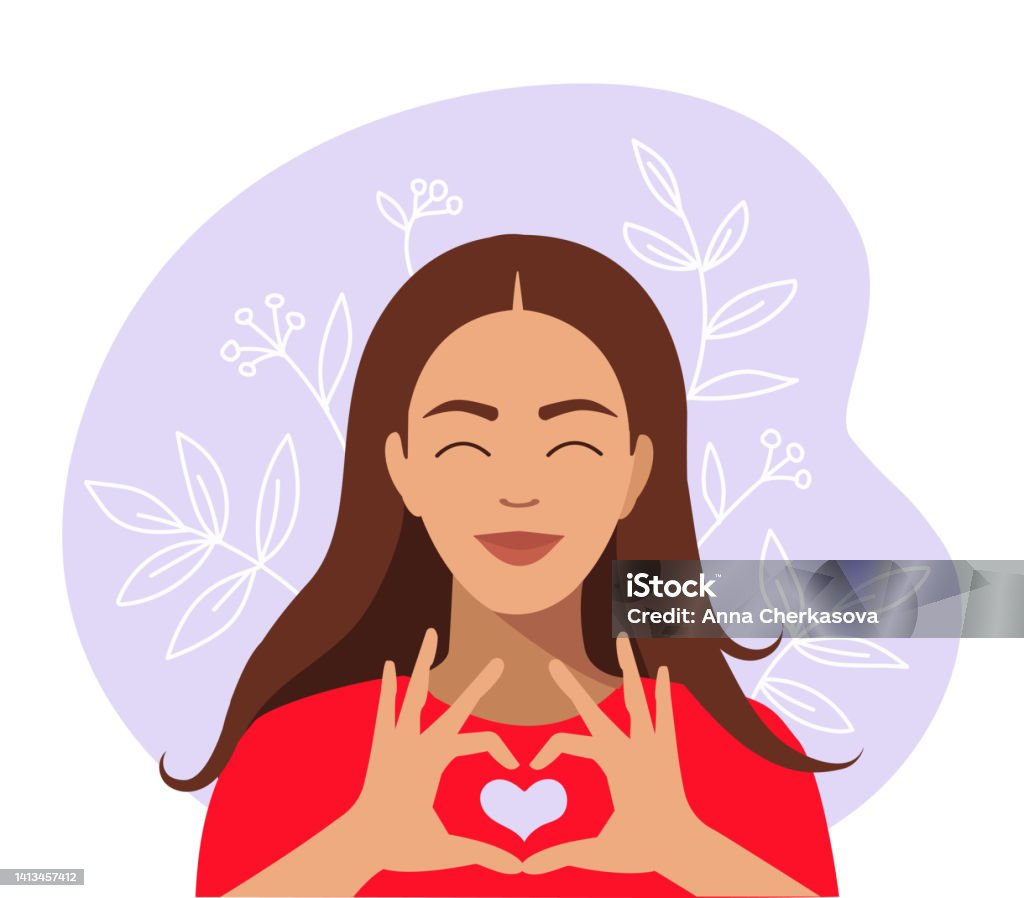 Self Love Concept Vector Illustration Stock Illustration Download