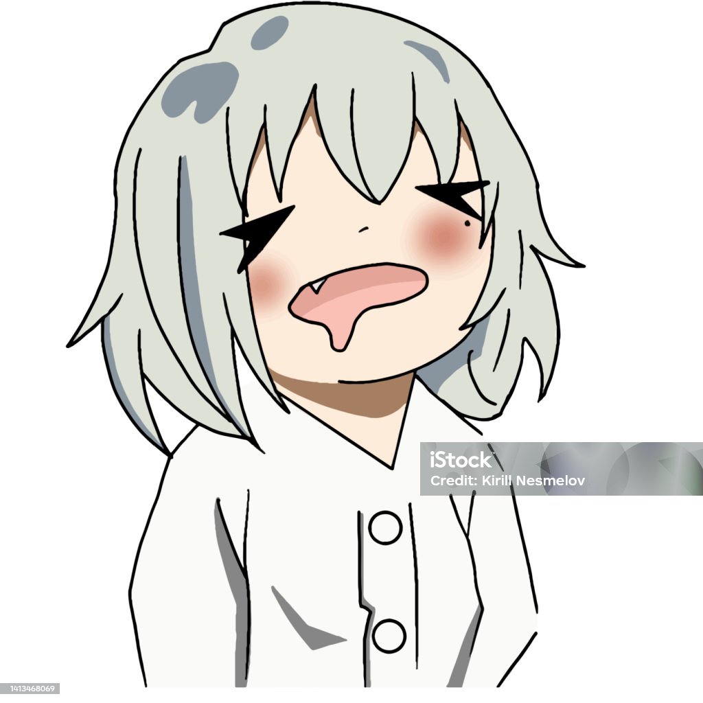Anime Girl Crying And Upset But Very Cute Stock Illustration Download Image Now Art Beauty