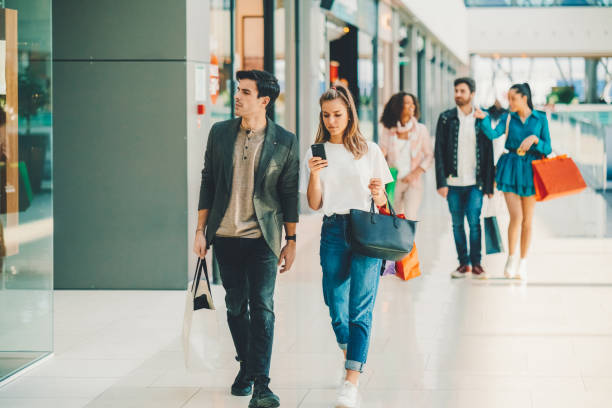 Free Stock Photo of Group of People Walking Around a Shopping Mall ...