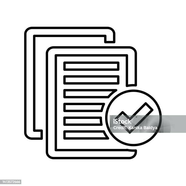 Relecture Icône De Contour De Feuille De Travail Vecteur Dart Au Trait