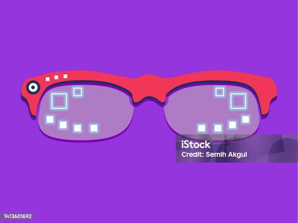 Smart Glasses Vector Illustration Stock Illustration Download Image Now Smart Glasses