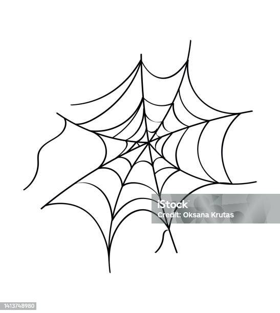 Spinnennetz Spinnennetz Auf Weißem Hintergrund Vektorillustration Stock ... Spinnennetz Spinnennetz Auf Weißem Hintergrund Vektorillustration Stock ...