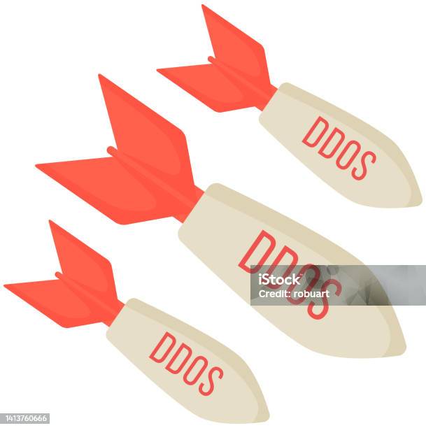 Distributed Denial Of Service Hacking Isolated Flat Vector Illustration ... Distributed Denial Of Service Hacking Isolated Flat Vector Illustration ...