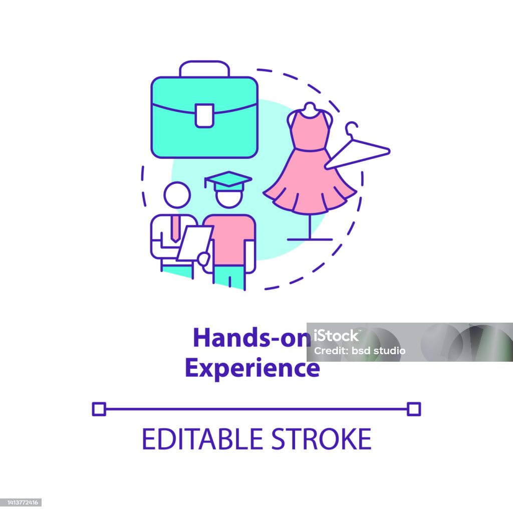 Hands On Experience Concept Icon Stock Illustration - Download Image ... Hands On Experience Concept Icon Stock Illustration - Download Image ...