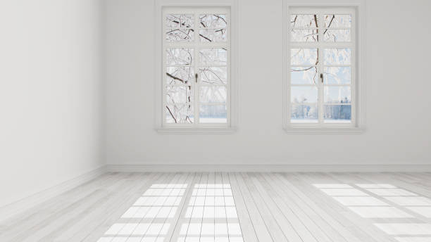 Free Stock Photo of Empty Room With Three Windows | Download Free ...