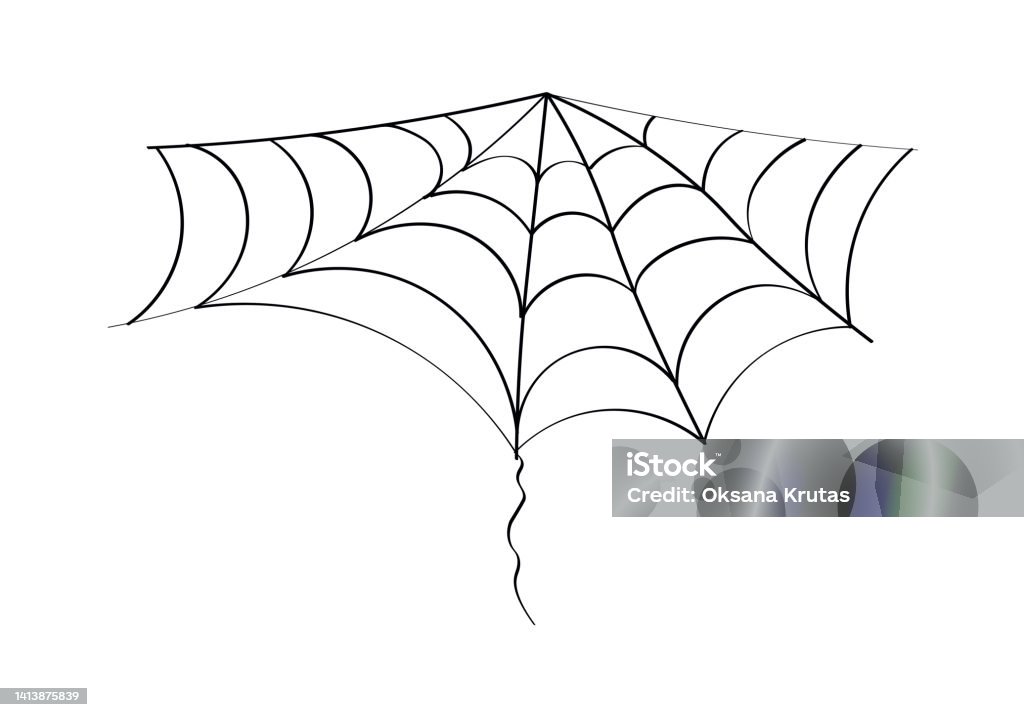 Spinnennetz Spinnennetz Auf Weißem Hintergrund Vektorillustration Stock ... Spinnennetz Spinnennetz Auf Weißem Hintergrund Vektorillustration Stock ...