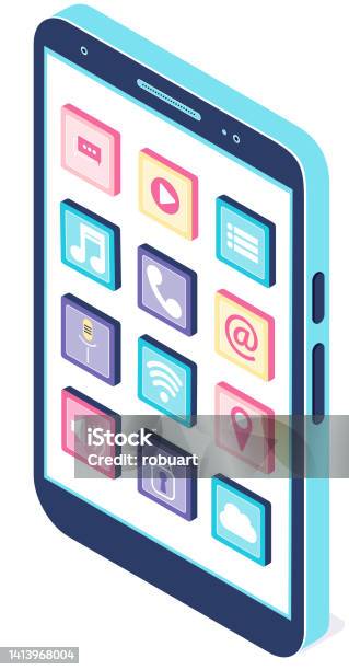Smartphone Dan Aplikasi Seluler Standar Di Layar Pemrograman