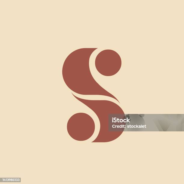 Logo De La Lettre S Initiale De Lalphabet Vecteurs Libres De Droits Et