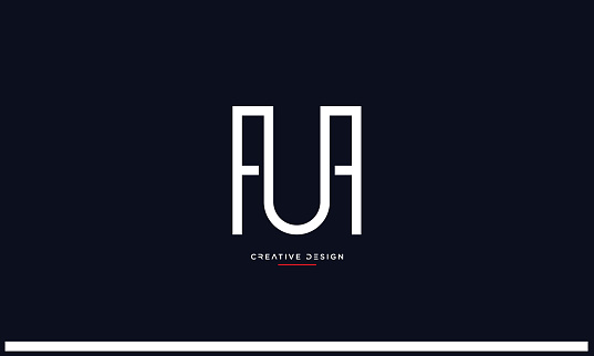 Lettre Abstraite Moderne Uh Design De Logo De Luxe Hu Vecteur Dicône Uh