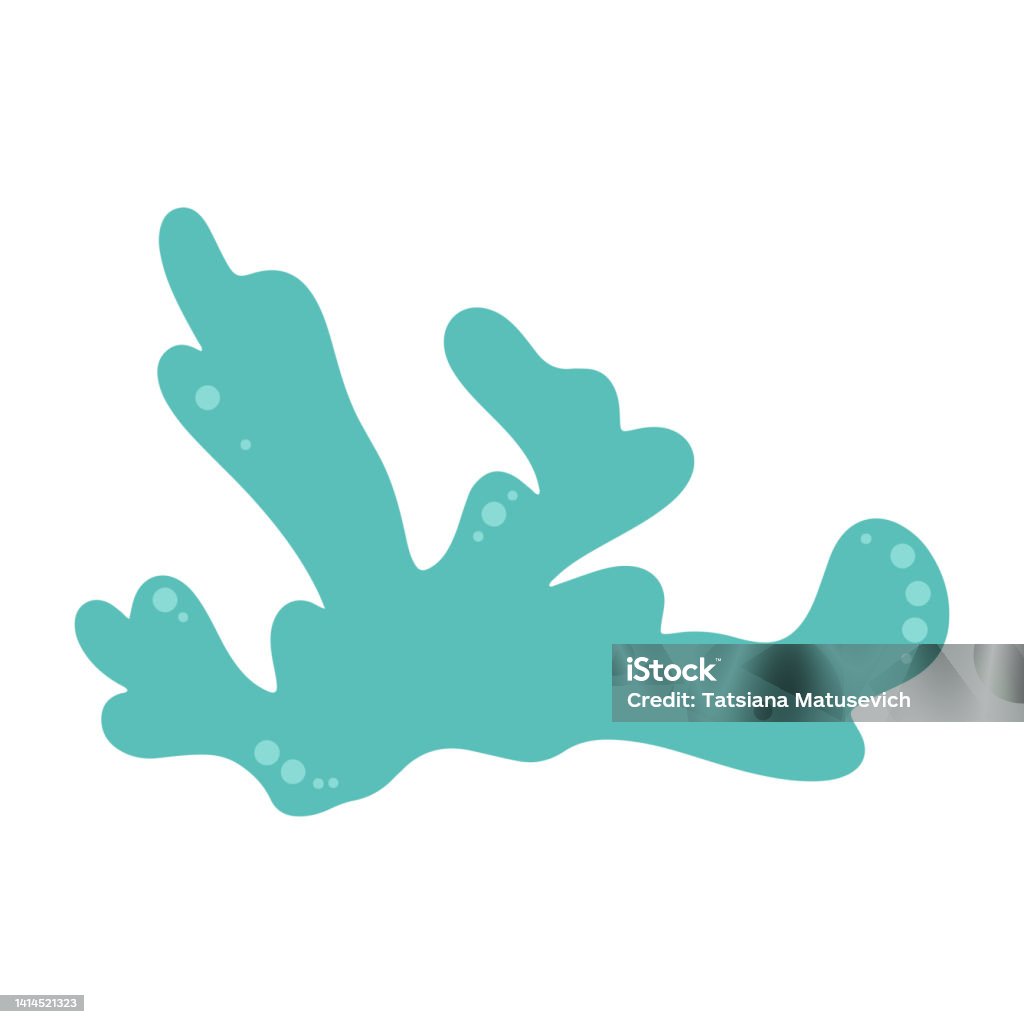 Image Vectorielle Dalgues Symbole Du Logo Élément De La Flore Et De La