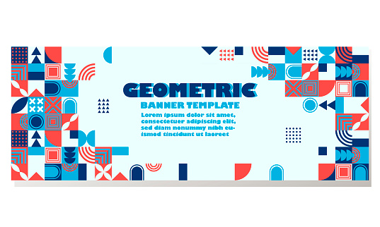 Vektor Abstrak Desain Grafis Banner Pattern Background Template Latar