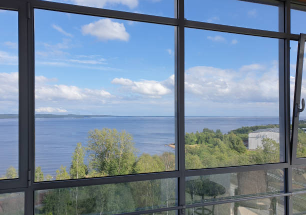 Free Stock Photo of A View of a Lake Through a Window | Download Free ...