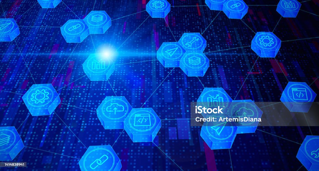 Decentralized Applications Concept Dapp Abstract Illustration Stock ... Decentralized Applications Concept Dapp Abstract Illustration Stock ...