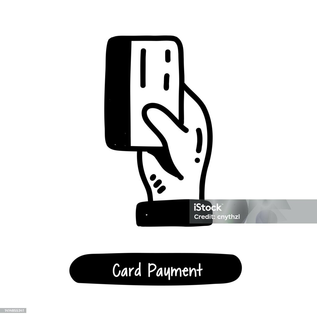 Icône De Paiement Par Carte Symbole Dillustration Vectorielle De Style