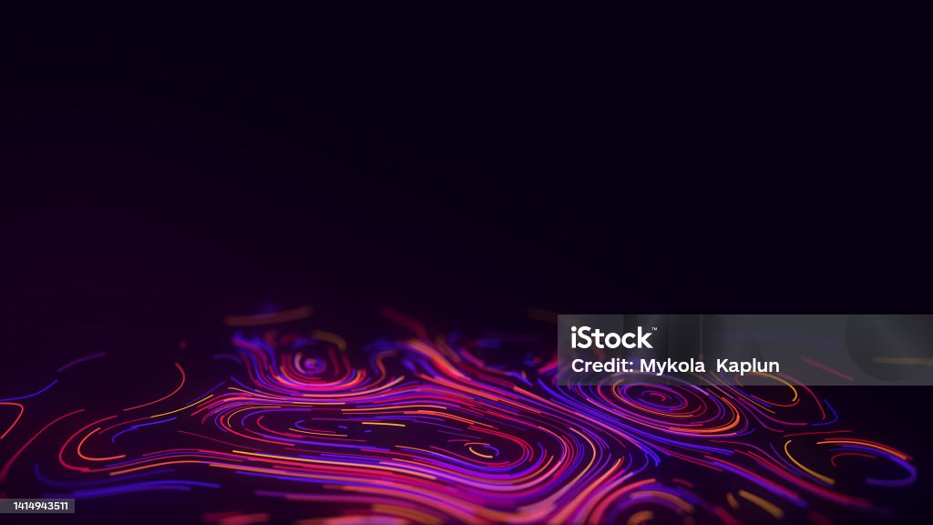 Digital Database Cyberspace Flow Of Colored Particles Decoding Algorithms Hacked Software