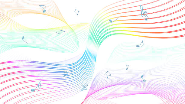 Free Stock Photo of Colorful Music Background Means Beams Light And ...