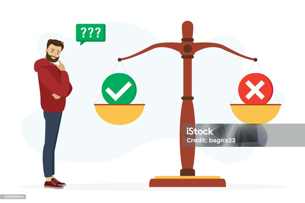 Thinking Man Problem Solving Choice Measuring Scales In Balance Select ... Thinking Man Problem Solving Choice Measuring Scales In Balance Select ...