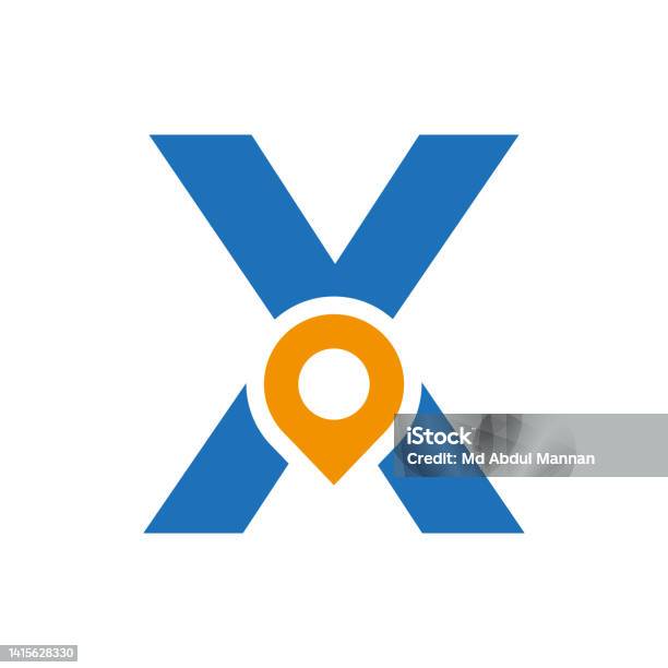 Panneau De Conception De Logo Demplacement De La Lettre X Concept