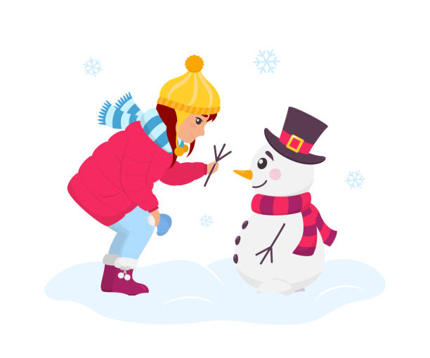 Build Snowman Clipart