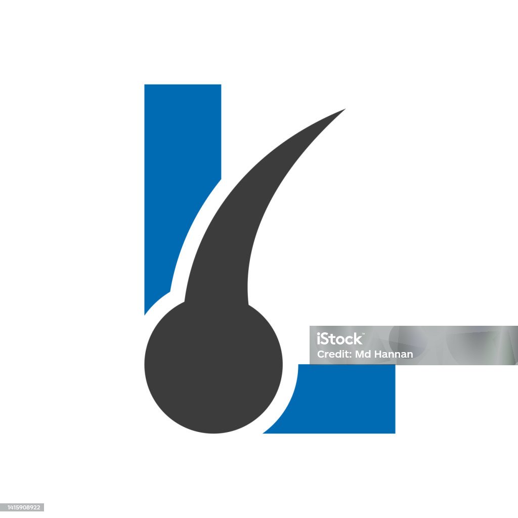 Vetores De Design Do Logotipo Do Tratamento Capilar Da Letra L Modelo