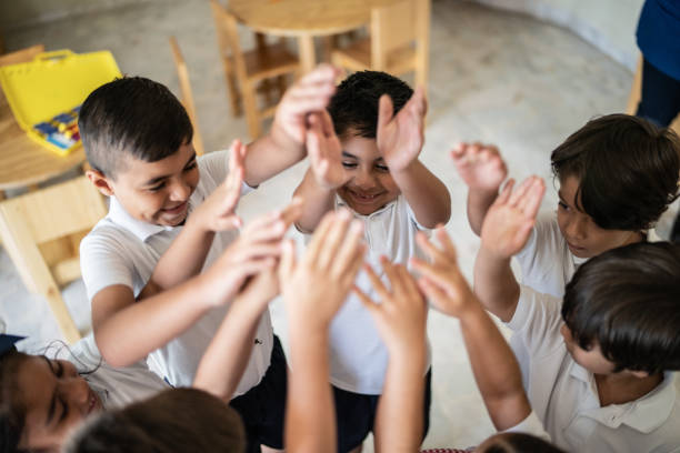Free picture: school, crowd, children, gather, partnership
